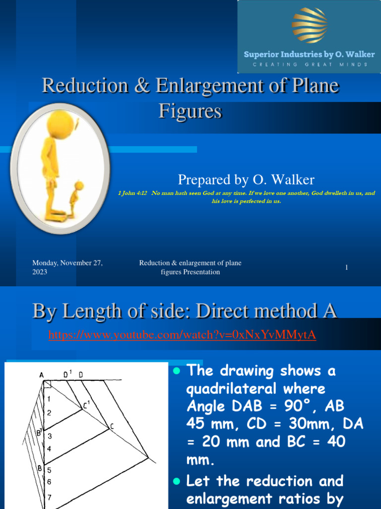 Reduction & Enlargement of Plane Figures | Download Free PDF | Area ...