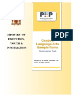 Pep Practice Grade 5 Language Arts Performance Task Booklet 2 1 | PDF