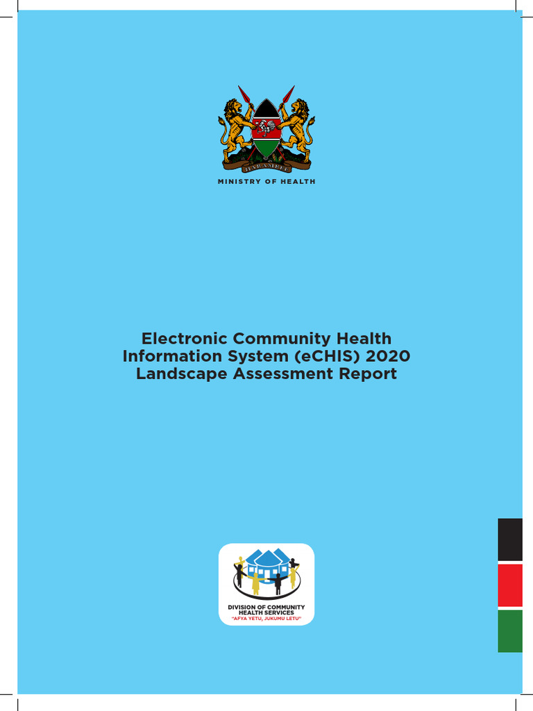 Electronic Community Health Information System ECHIS Landscape ...