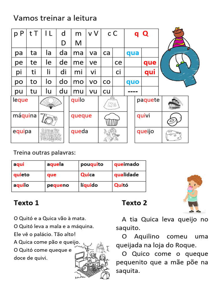 Vamos Treinar A Leitura QQ | PDF