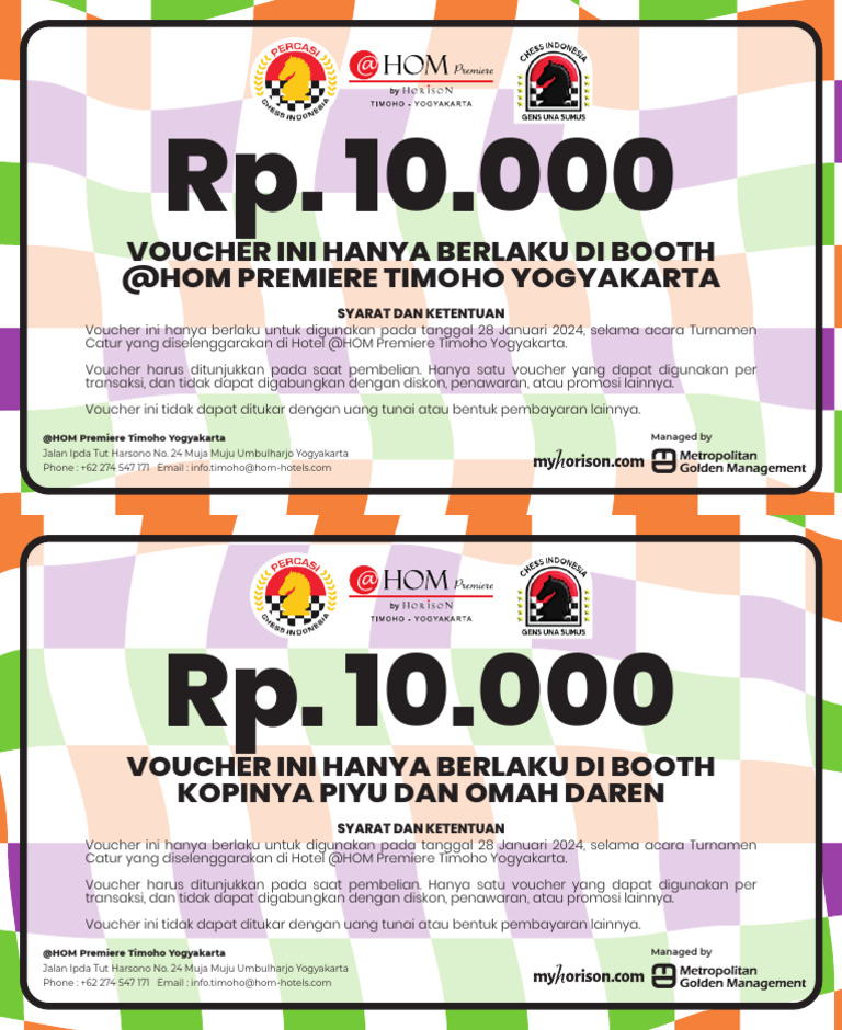 Voucher Chess 3 10K INDO | PDF