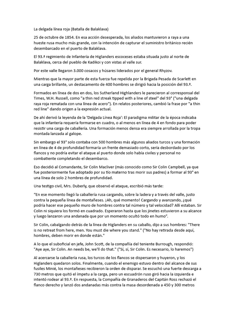 Delgada Línea Roja | PDF | Batallas | Guerra