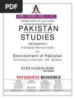 The Environment of Pakistan by Huma Naz Sethi New Edition | PDF