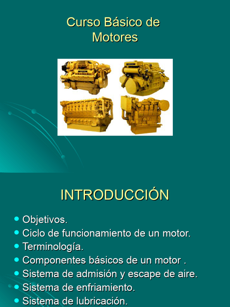 Curso Básico de Motores Diesel | PDF | Motor de combustión interna ...