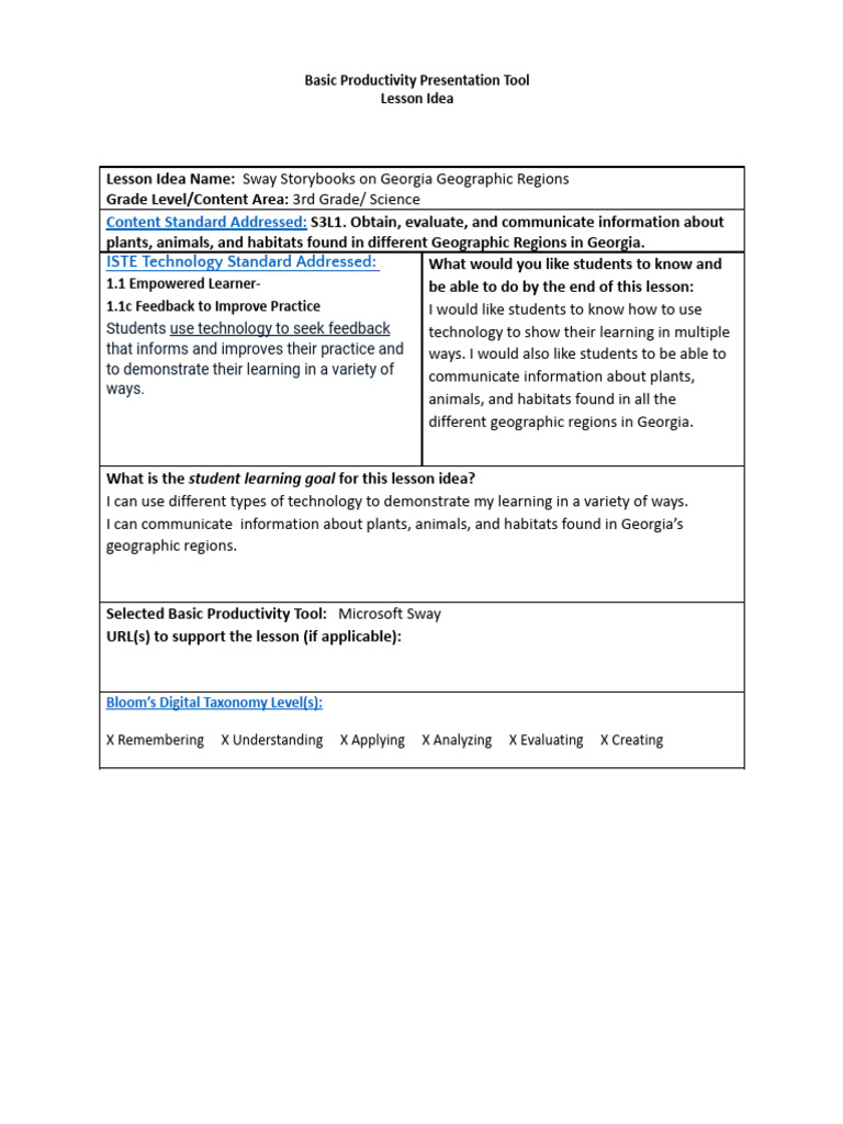 Lesson Plan On Artifact | PDF | Learning | Information
