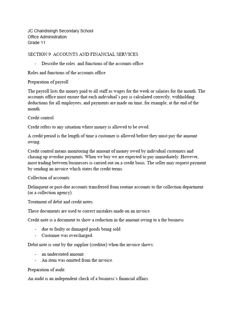 Office Administration | PDF | Bookkeeping | Economies