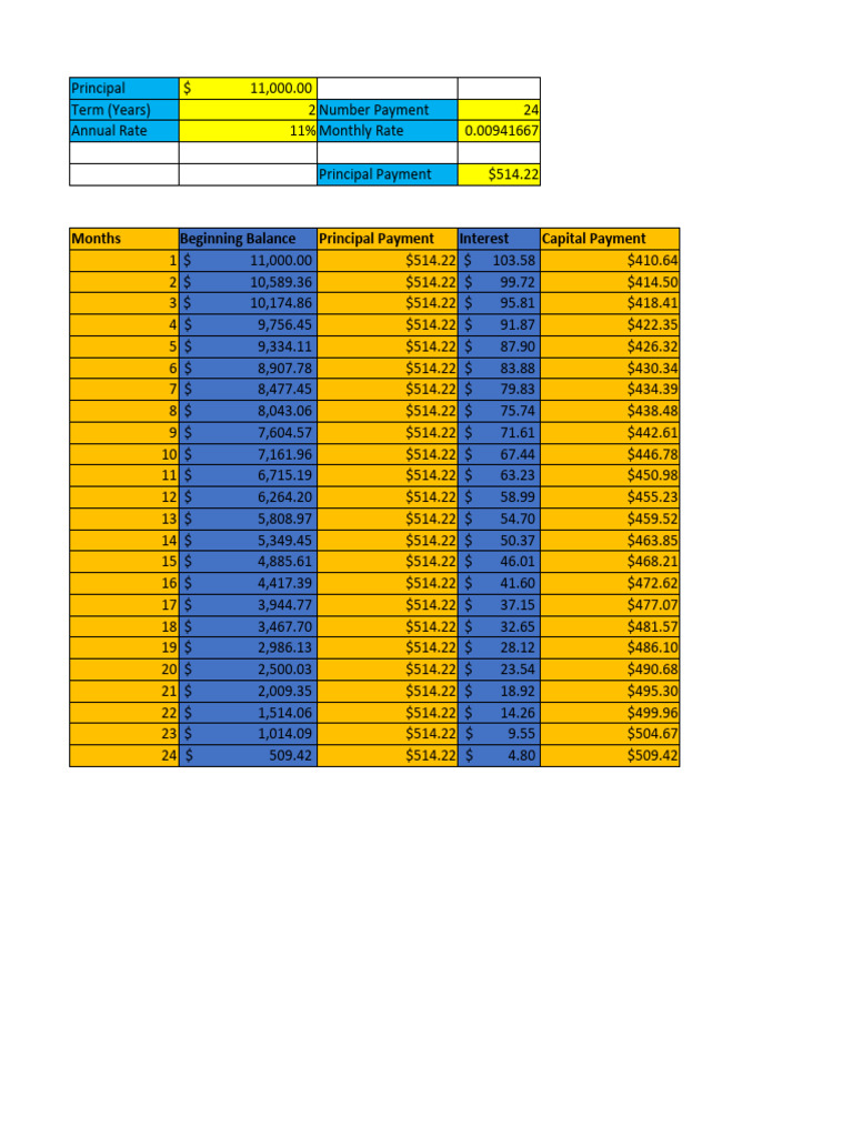 Amortization Template | PDF | Chess