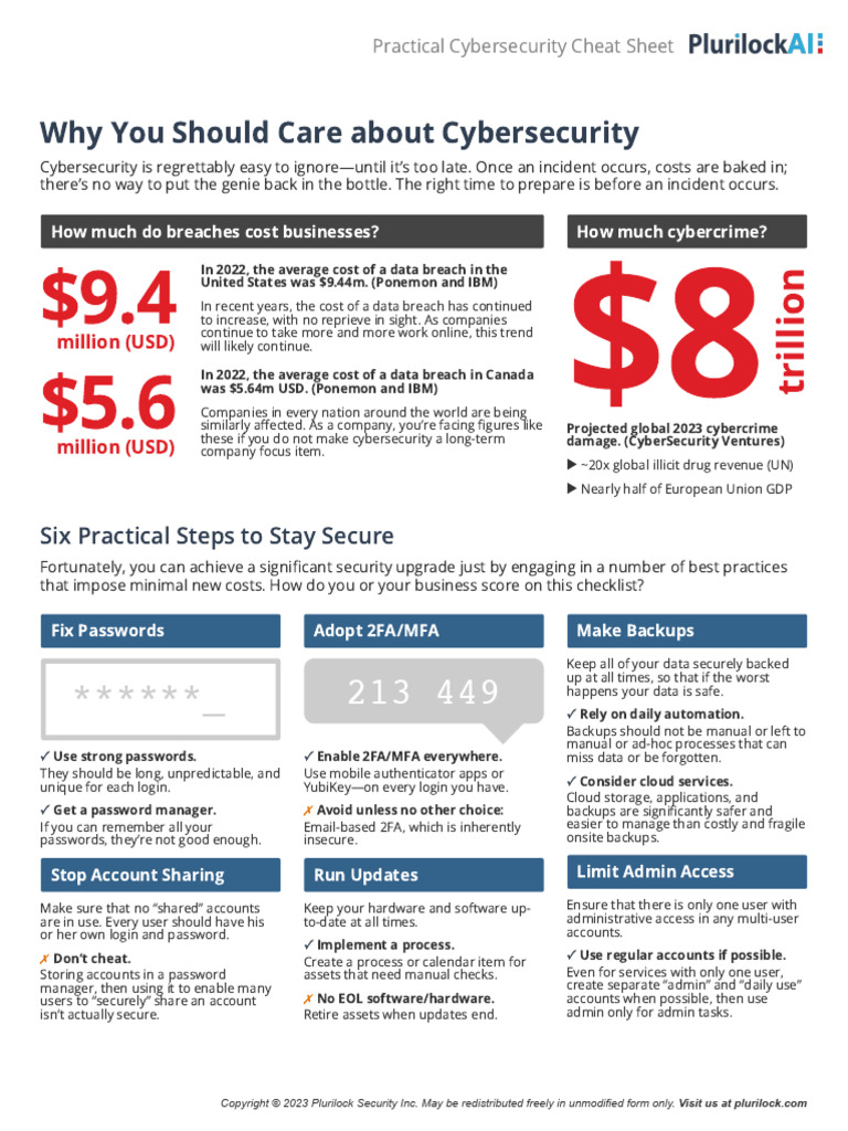 Practical Security Cheatsheet | PDF | Security | Computer Security