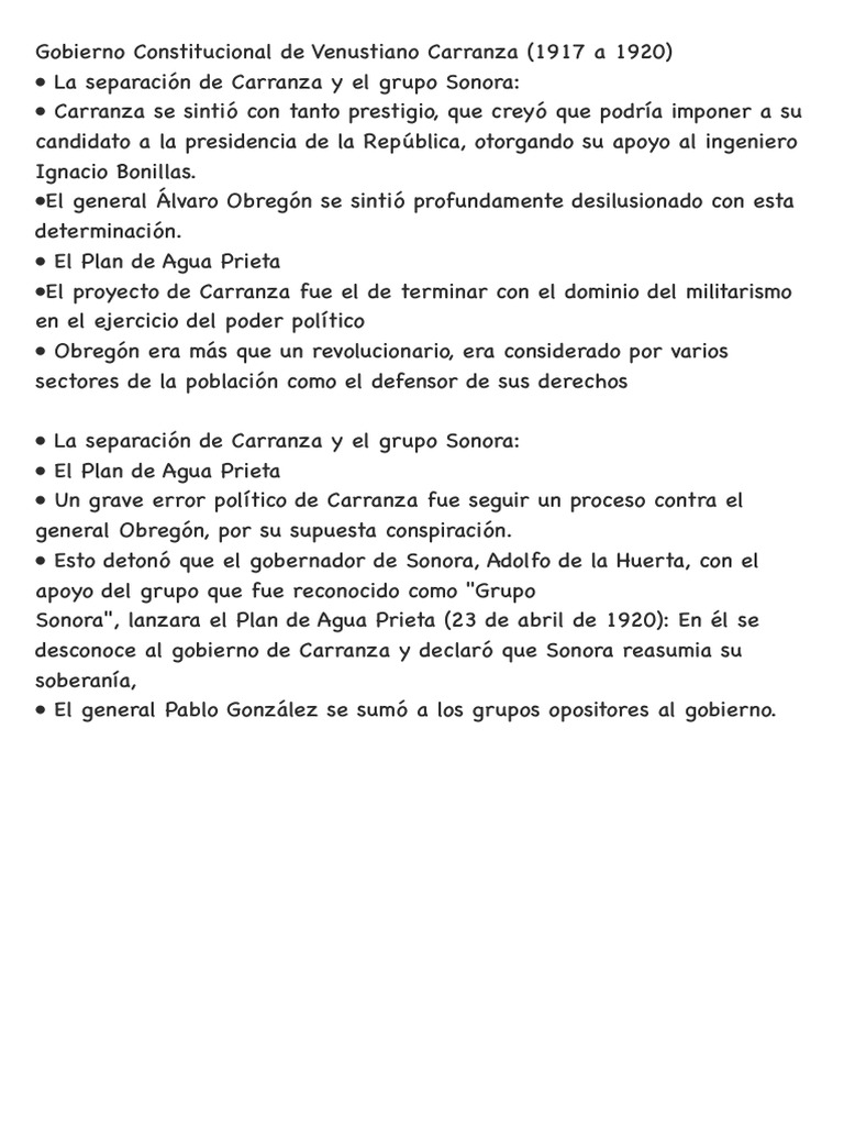 APUNTES Gobiernos en México | PDF | Viajes | Historia APUNTES Gobiernos en México | PDF | Viajes | Historia