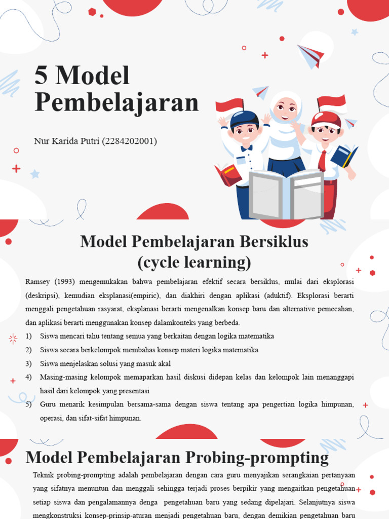 5 Model Pembelajaran | PDF