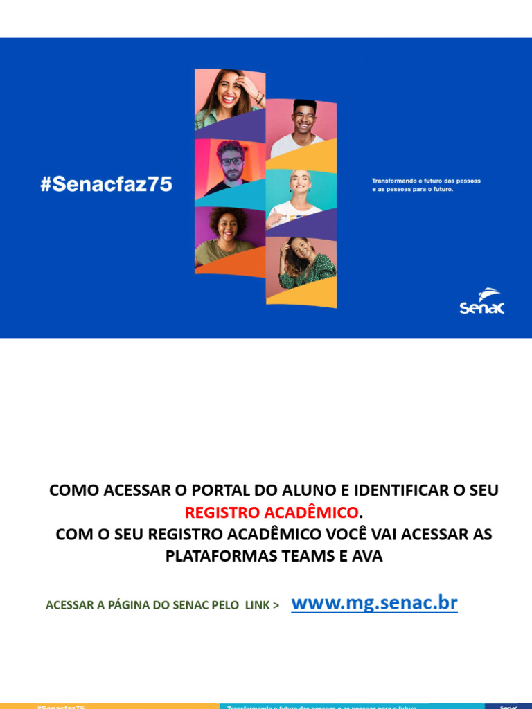 Tutorial Portal Do Aluno - Teams e Ava | PDF