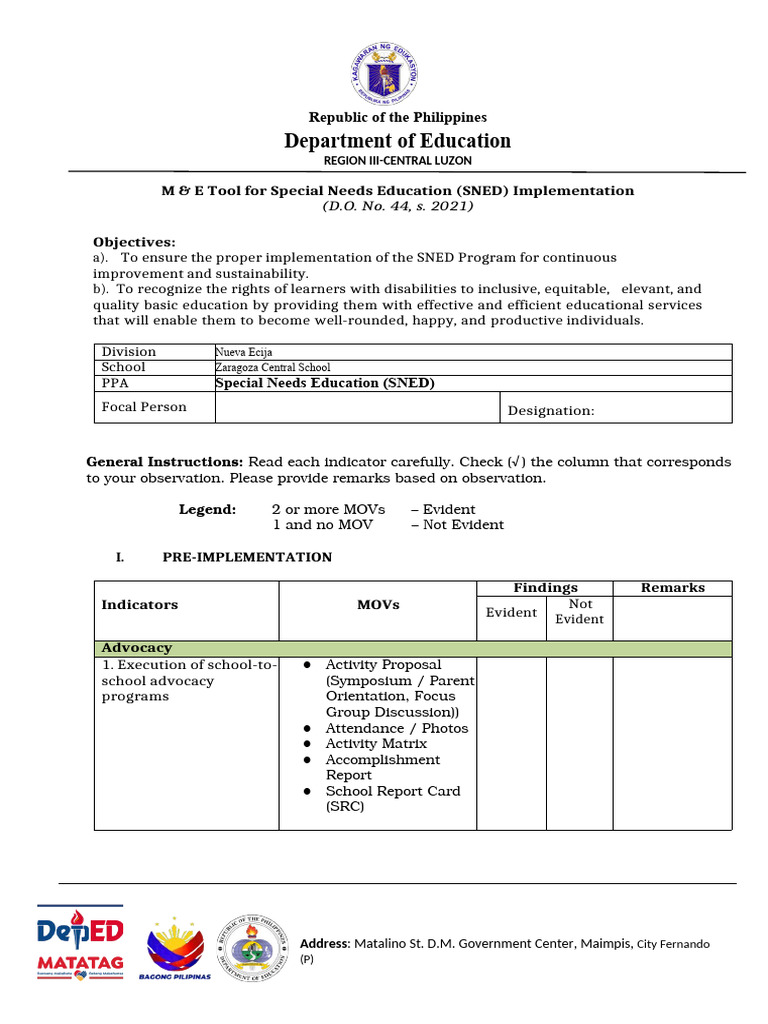 09 26 23 M e For Sned Edited | PDF | Individualized Education Program ...