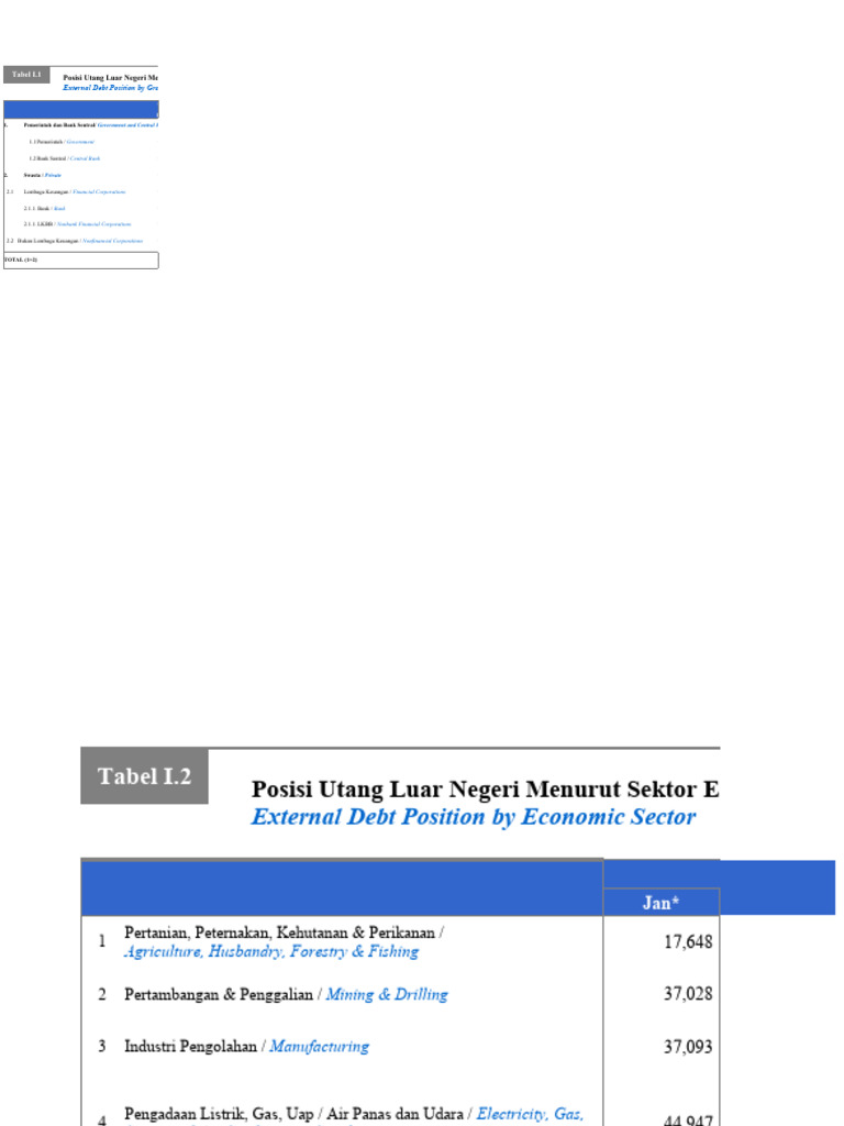 TABEL - INDONESIA Dec22 - Value | PDF | Debt | Business