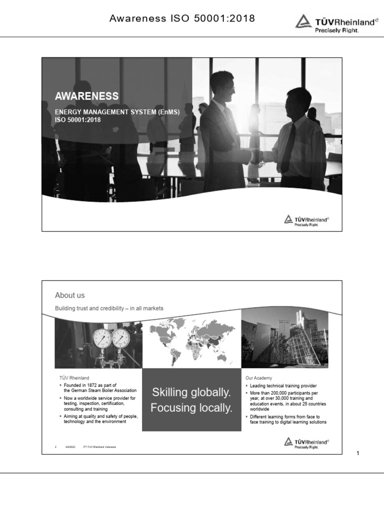 3.1 Awareness EnMS 50001-2018 - v1 | PDF | Energy Management ...