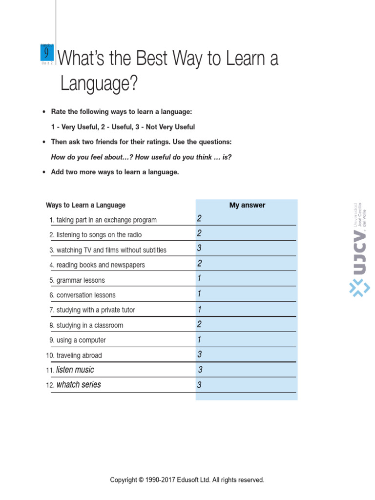 02-Intermediate-I-Handout-Nro.9-Unit-2-Whats-the-Best-Way-to-Learn-a ...