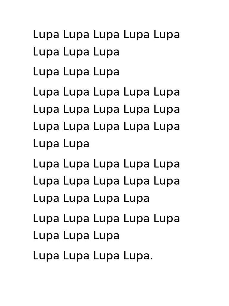La Lupa Del Lobo | PDF