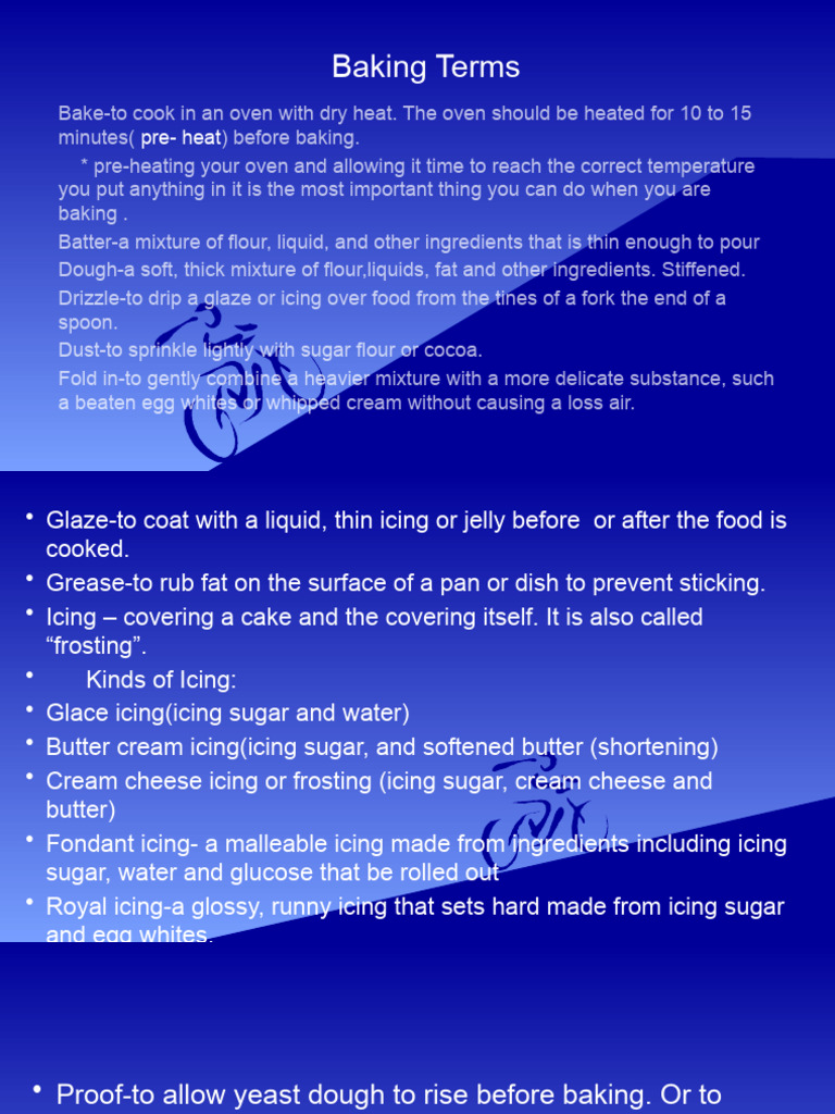 Presentation 1 | PDF | Flour | Cakes