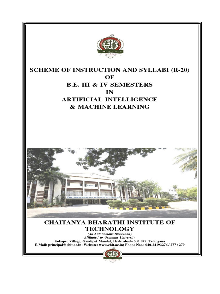 AIML 2022 23 PEOs PSOs III and IV Sem Syllabus | Download Free PDF ... AIML 2022 23 PEOs PSOs III and IV Sem Syllabus | Download Free PDF ...