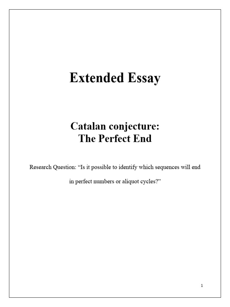 Math Extended Essay-DESKTOP-O0D2V5T | PDF | Mathematical Analysis | Numbers