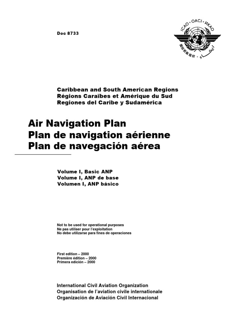 Plan de navigation aérienne CAR/SAM | PDF | Aérospatiale | Aviation civile