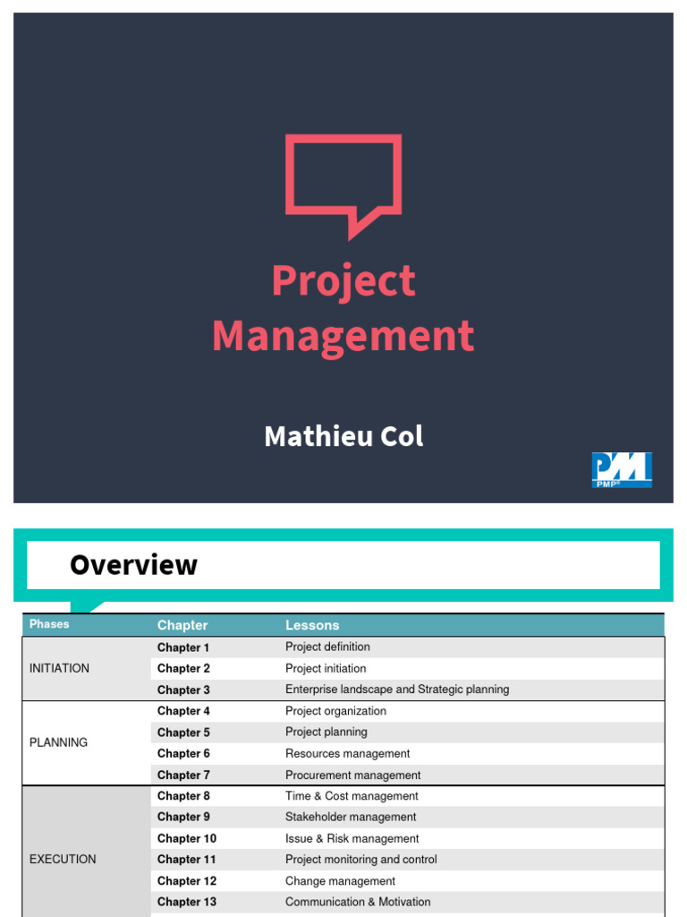 Chapter 4 Project Organisation | PDF | Project Management | Human ...