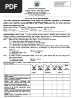 DepEd Client Satisfaction Survey Form | PDF | Business