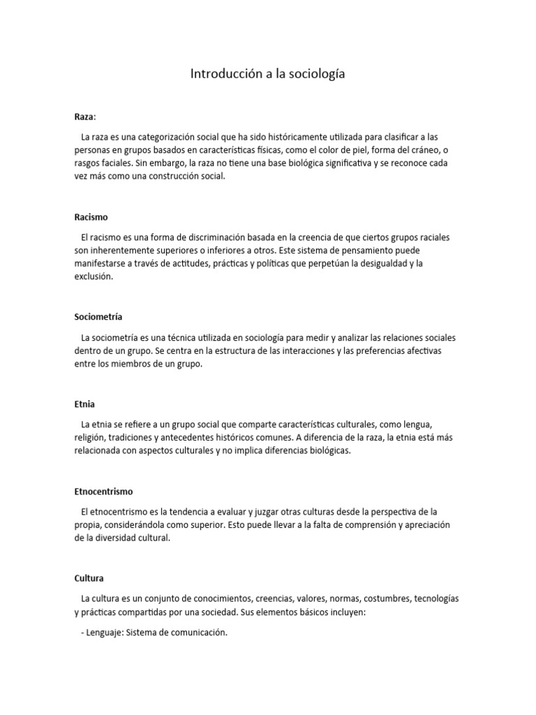 Que Es La Raza | PDF | Estatus social | Raza (categorización humana)