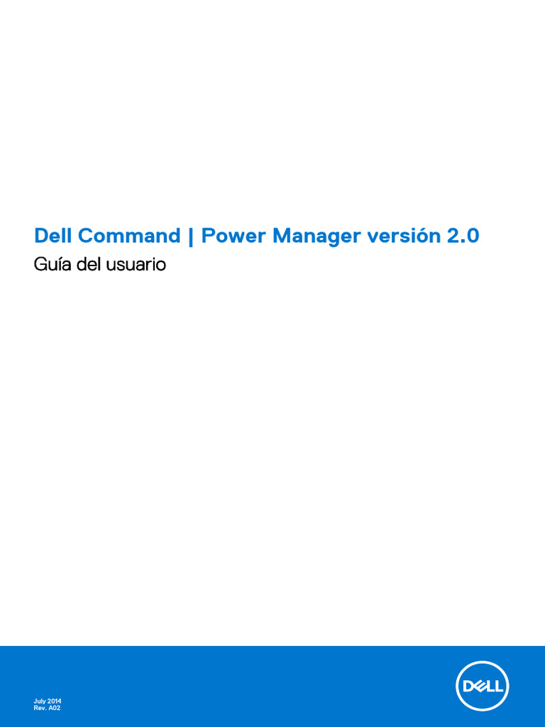 Dell Command Power Manager - Users Guide3 - Es MX | PDF | Directorio ...