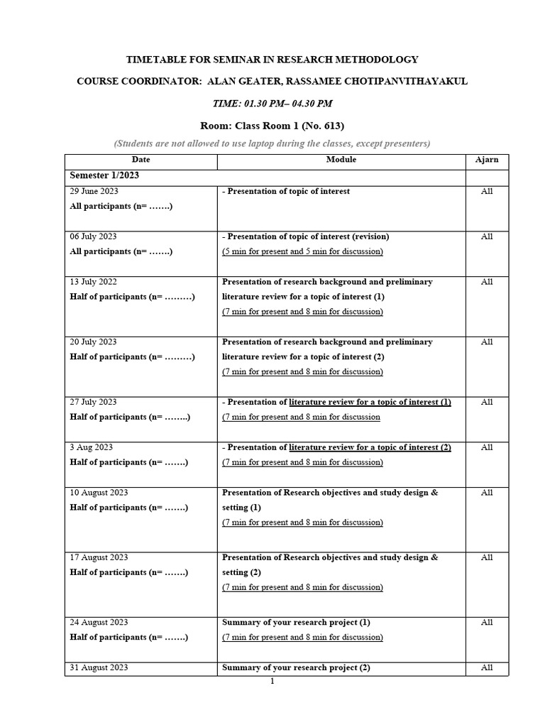Research Methodology 2023 | PDF | Science | Methodology