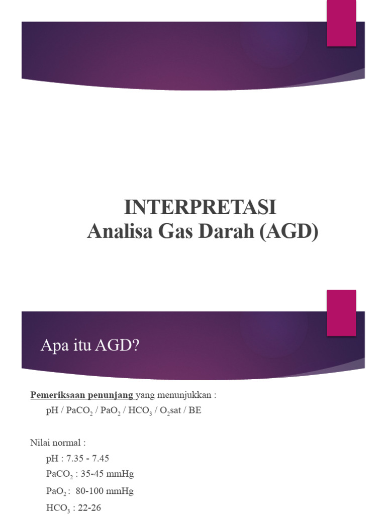Interpretasi AGD | PDF
