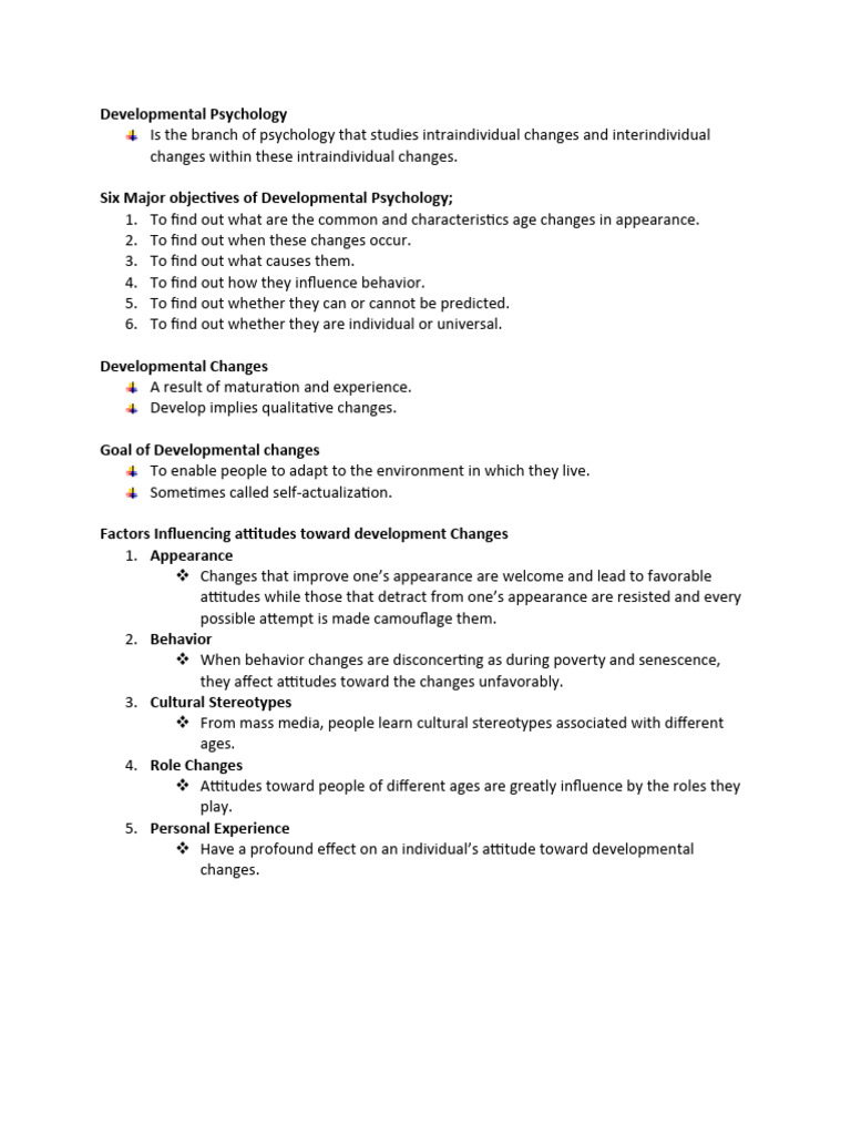 Developmental Psychology | PDF | Attitude (Psychology) | Happiness