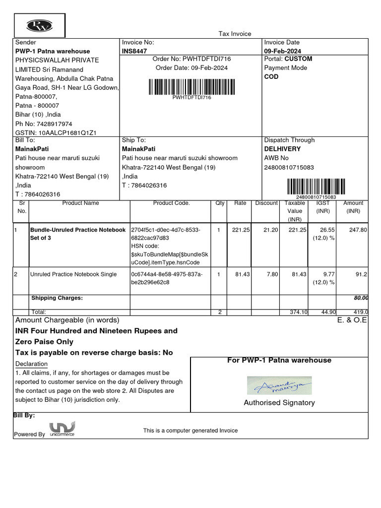 Invoice | PDF | Government | Public Finance
