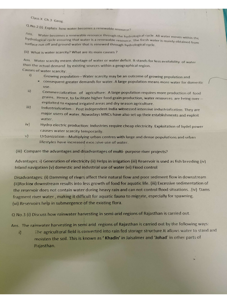 Class 10 Chap3 | PDF