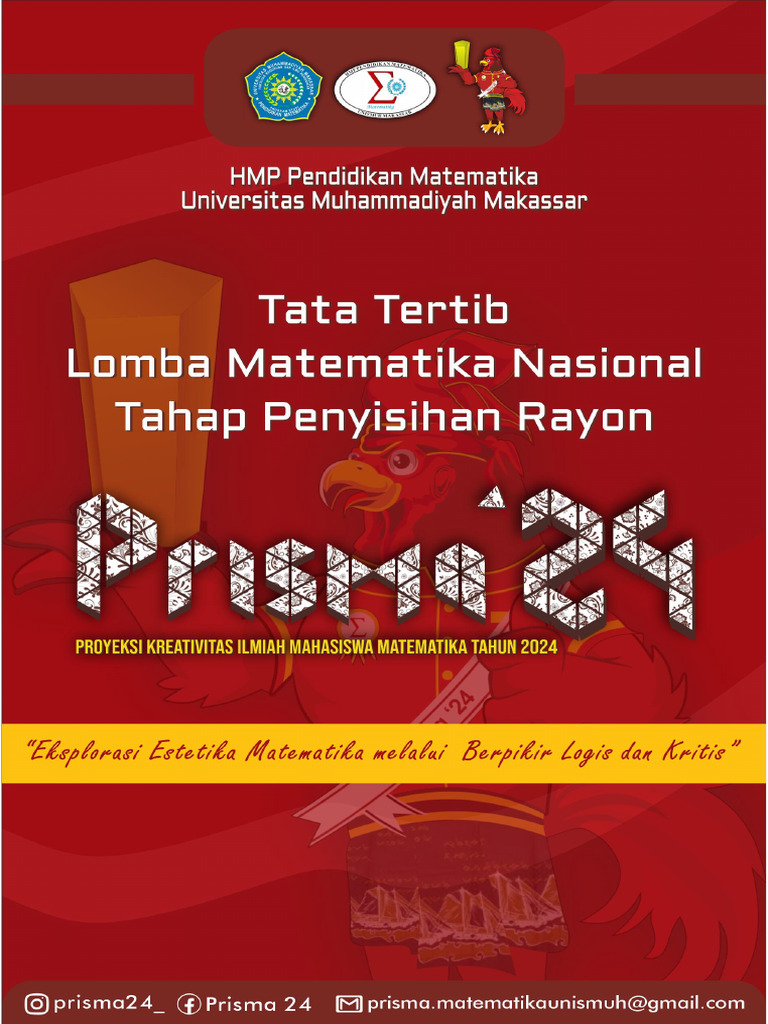 Tata Tertib Lomba Matematika Nasional (Prisma'24) | PDF
