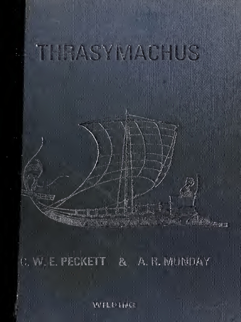 Thrasymachus _ a New Greek Cour - Peckett, Cyril William Eaton-2 | PDF