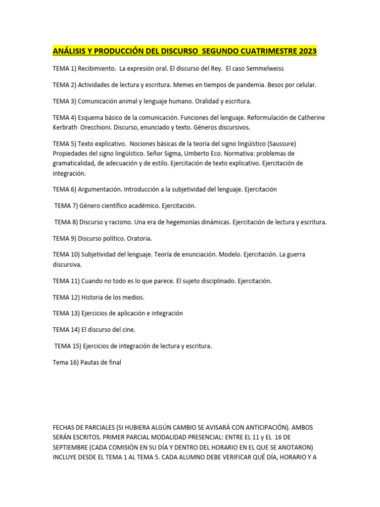 Hoja de ruta 2C 2023 | PDF | Enseñando | Lingüística