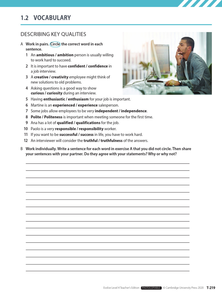 Evolve 4 Teacher S Book 247 | PDF