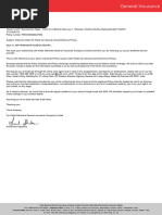 NEW INDIA Intimation Letter | PDF