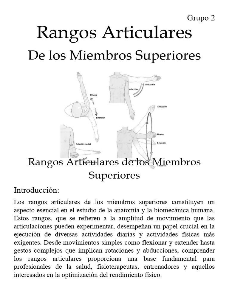 Trab 1 | PDF | Mano | Sistema musculoesquelético