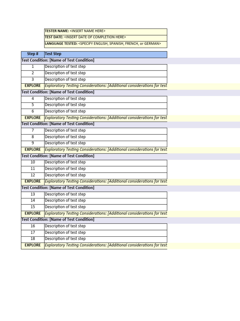 Manual Test Case Template | PDF | Evaluation | Computer Science