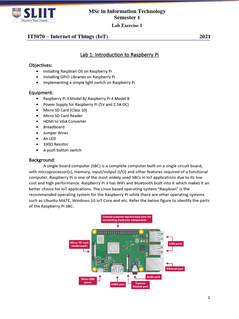 Labsheet | Download Free PDF | Raspberry Pi | Operating System