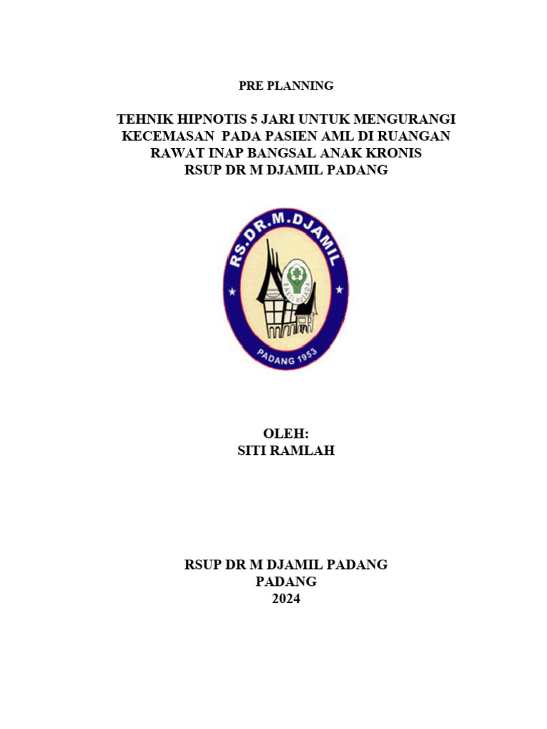 Teknik Hipnotis 5 Jari untuk Kecemasan AML | PDF