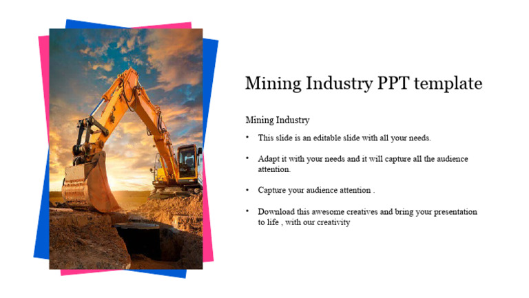 78033-Mining Industry PPT Template | PDF