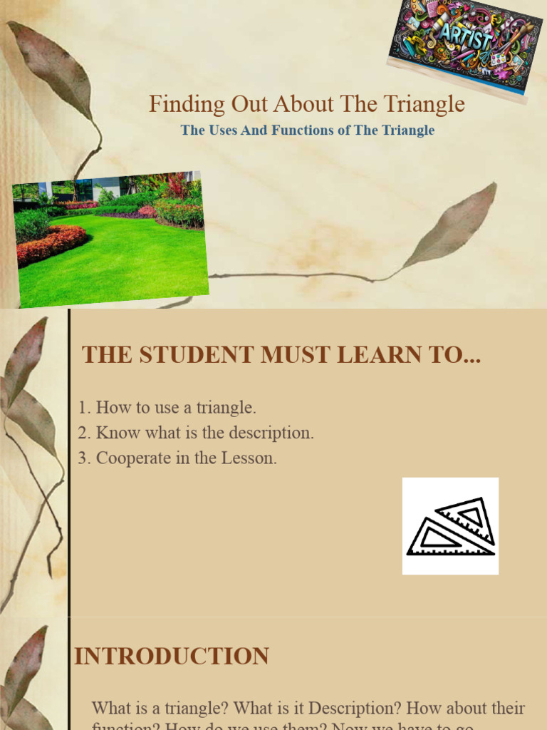 Finding Out About The Triangle | PDF | Triangle | Technical Drawing