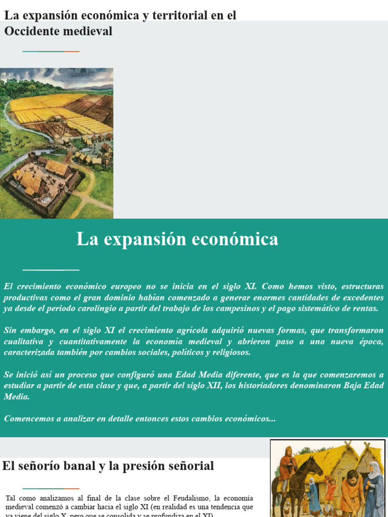 La Expansión Económica y Territorial en El Occidente Medieval | PDF ...