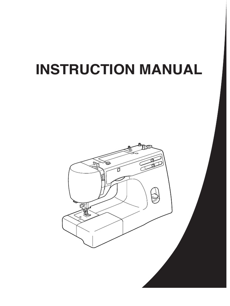 Sewing Machine Safety and Setup Guide | PDF | Sewing Machine | Sewing