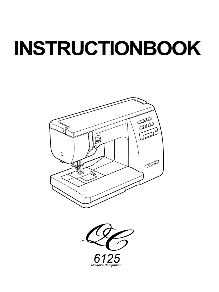 Janome 6215QC Sewing Machine Instruction Manual | PDF | Sewing Machine ...