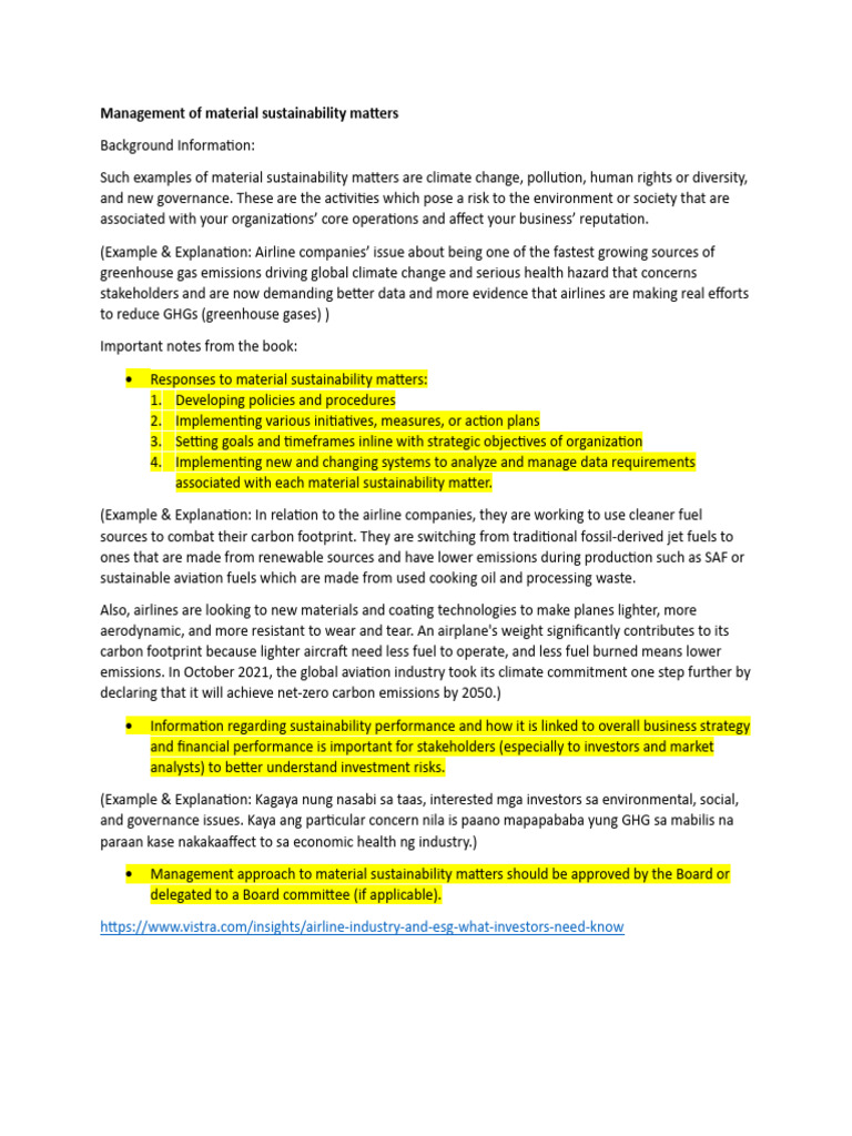 Managing Material Sustainability Risks | PDF | Sustainability | Climate ...