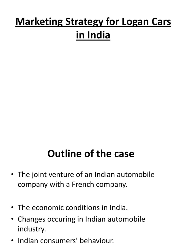Logan Case | PDF | Renault | Car
