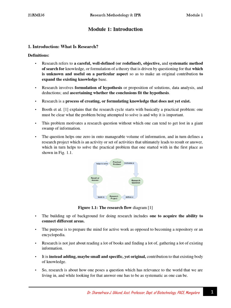 21RMI - Module 1 | PDF